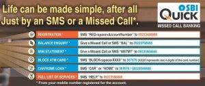 SBI balance Missed Call | SBI Mobile Number Registration for Balance ...