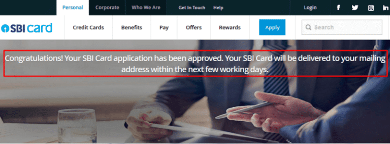 SBI Credit card Status checking | sbi credit card Track