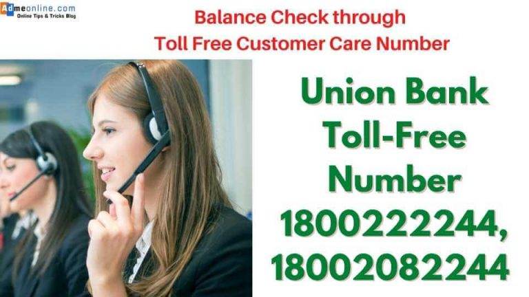 Union Bank of India Missed Call Balance Check Number [2023]