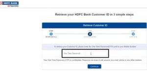 Customer ID in HDFC bank | Forgot Customer ID in HDFC bank