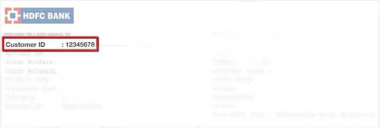 Customer Id In Hdfc Bank Forgot Customer Id In Hdfc Bank